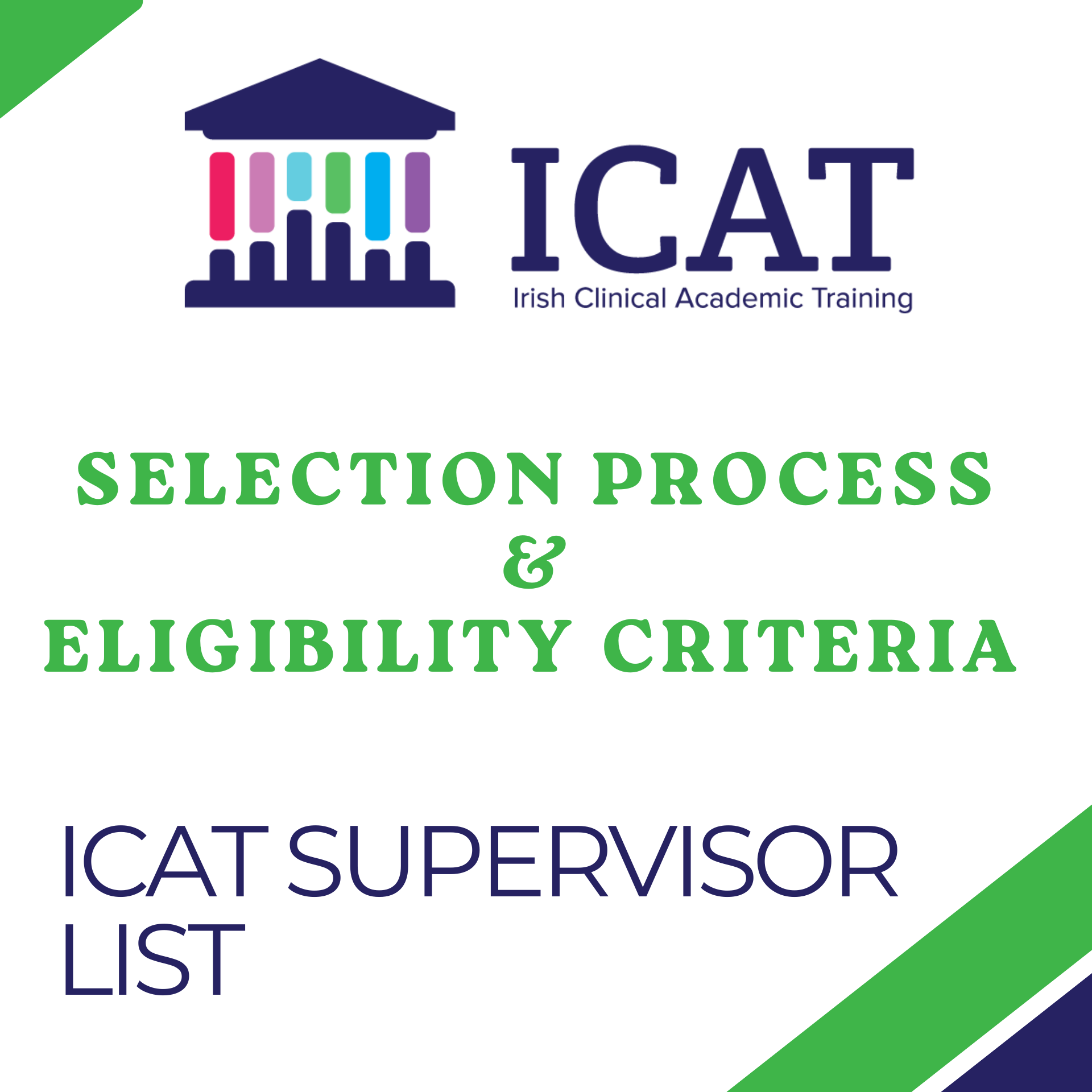 Supervisor Database Search - ICAT